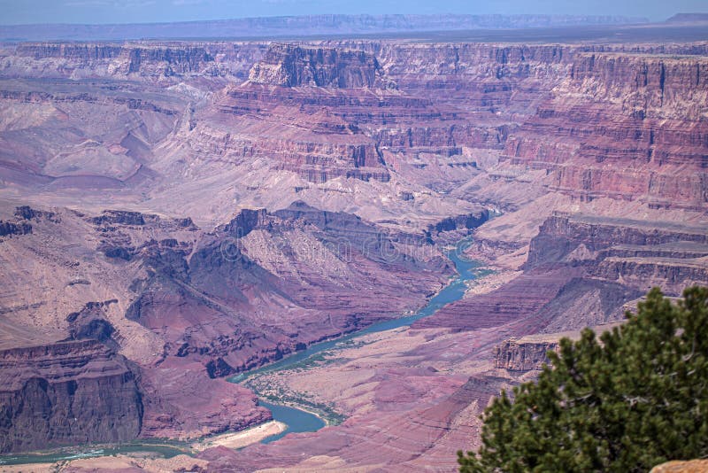 Grand Canyon View from Desert View, Arizona Stock Image - Image of ...