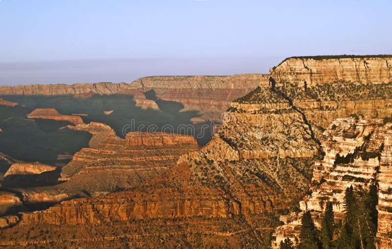 Grand Canyon View from Grandview Point Stock Photo - Image of scenic ...