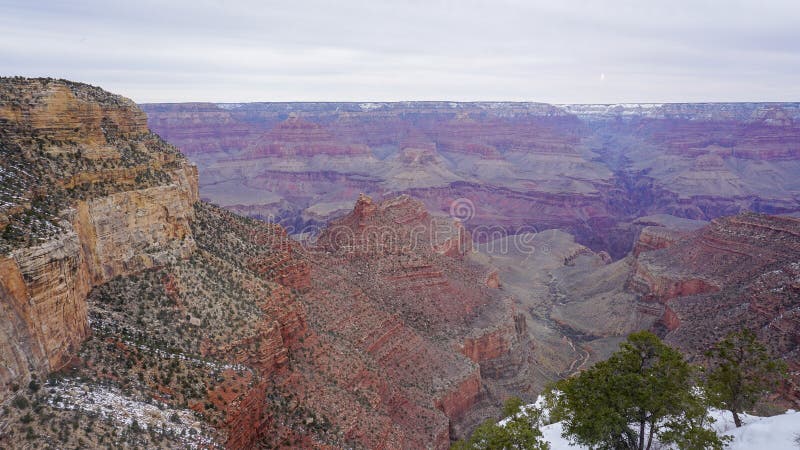 Grand Canyon View Point stock image. Image of mountain - 273624433