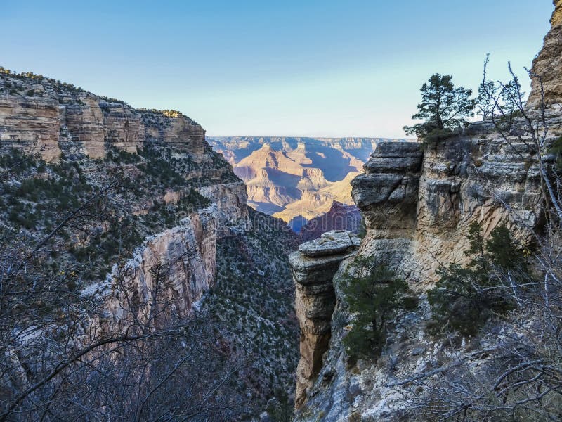 Grand Canyon View Point from South Rym Stock Photo - Image of park ...