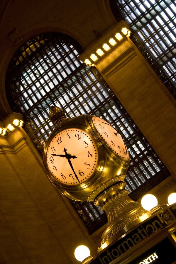 Grand Central Clock stock image. Image of states, historic - 7131001