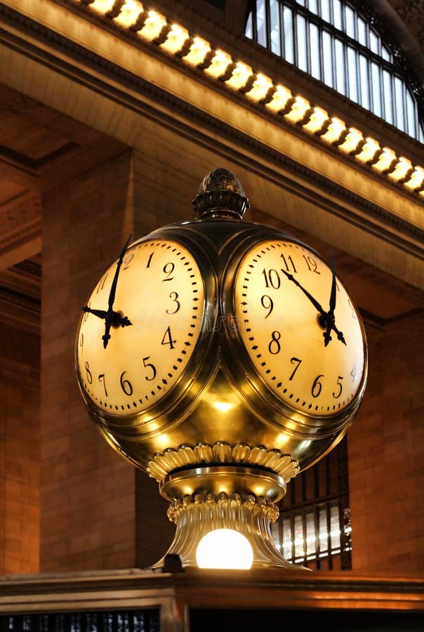 Grand Central Clock stock photo. Image of central, landmark - 35209484