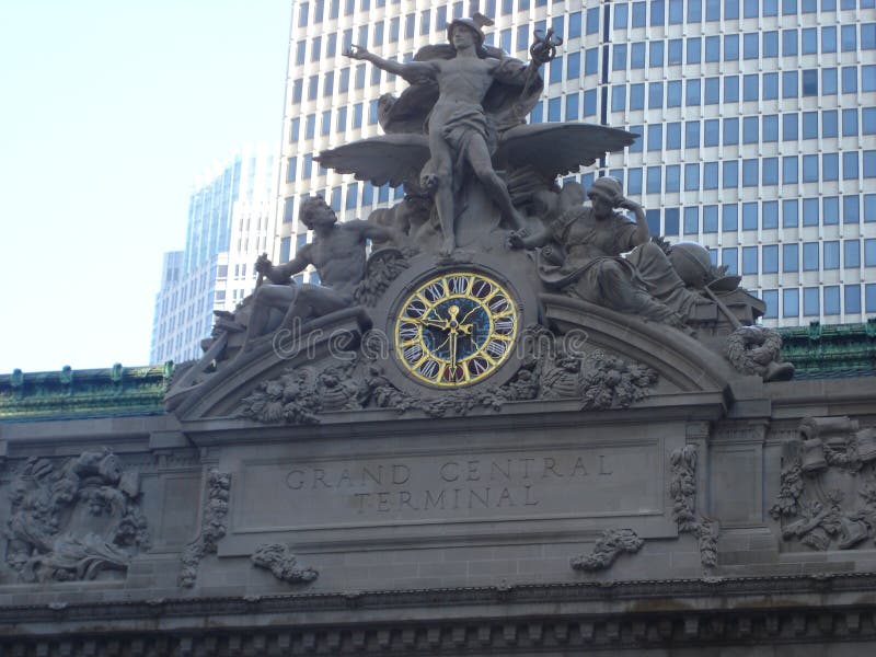 Grand Central Clock stock image. Image of central, station - 7350953