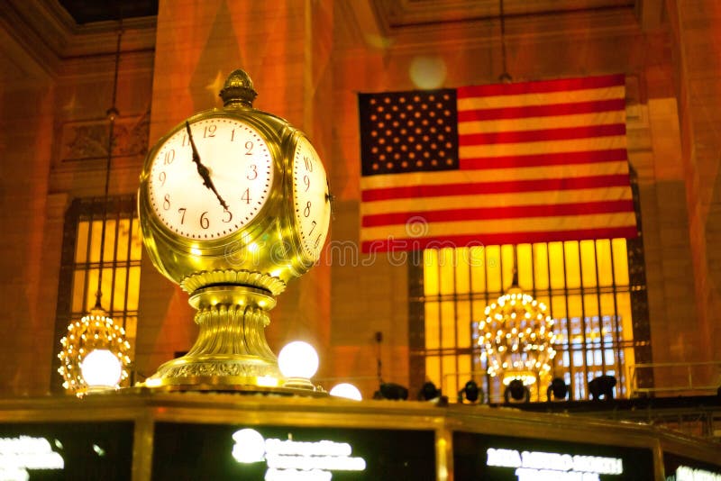 Grand Central Station Clock New York City Editorial Photo - Image of ...