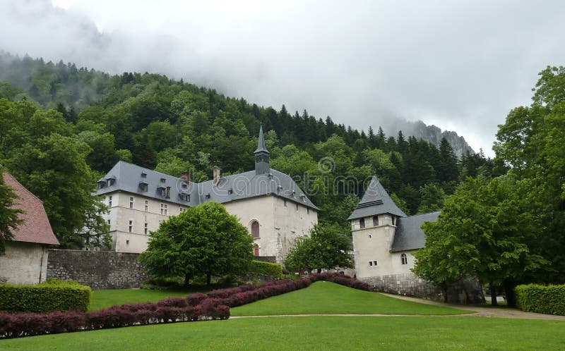 La Grande Chartreuse Monastery, France Stock Photo - Image of french ...