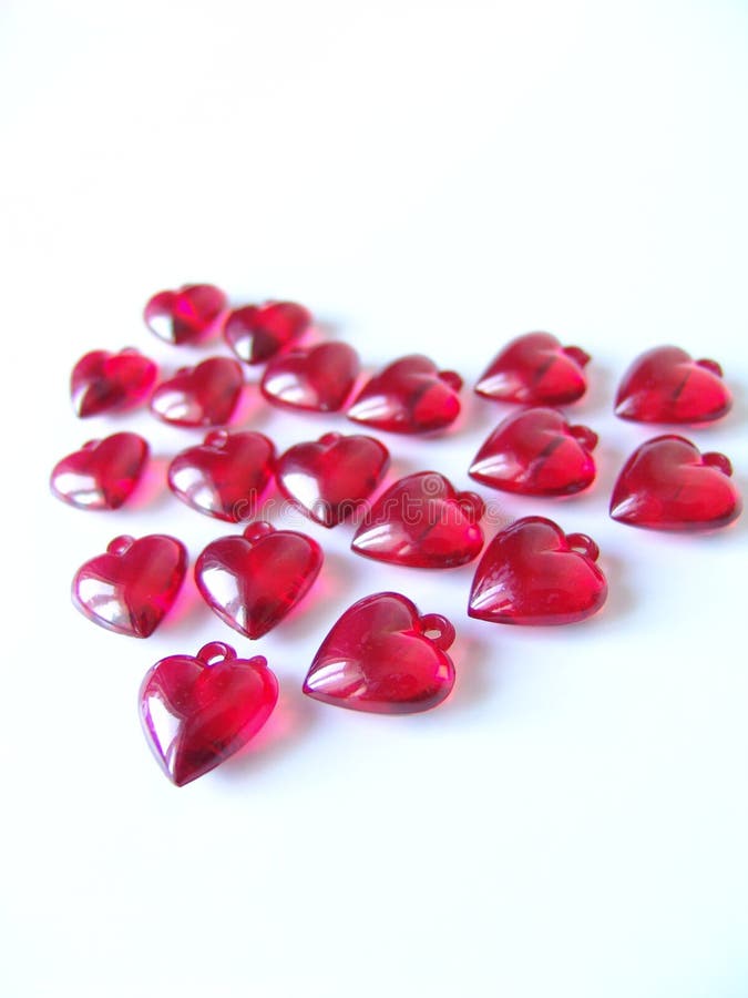 Grand coeur rouge photo stock. Image du attraction, rouge - 222262