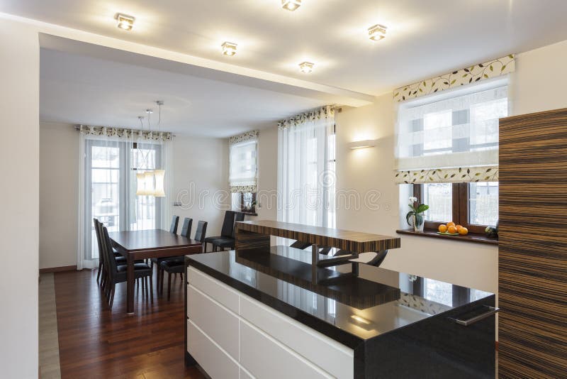 Grand Design - Modern Kitchen Stock Image - Image of appliance ...