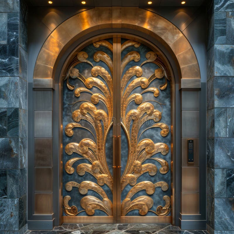 Elevator: Portal of Opulence Stock Illustration - Illustration of ...