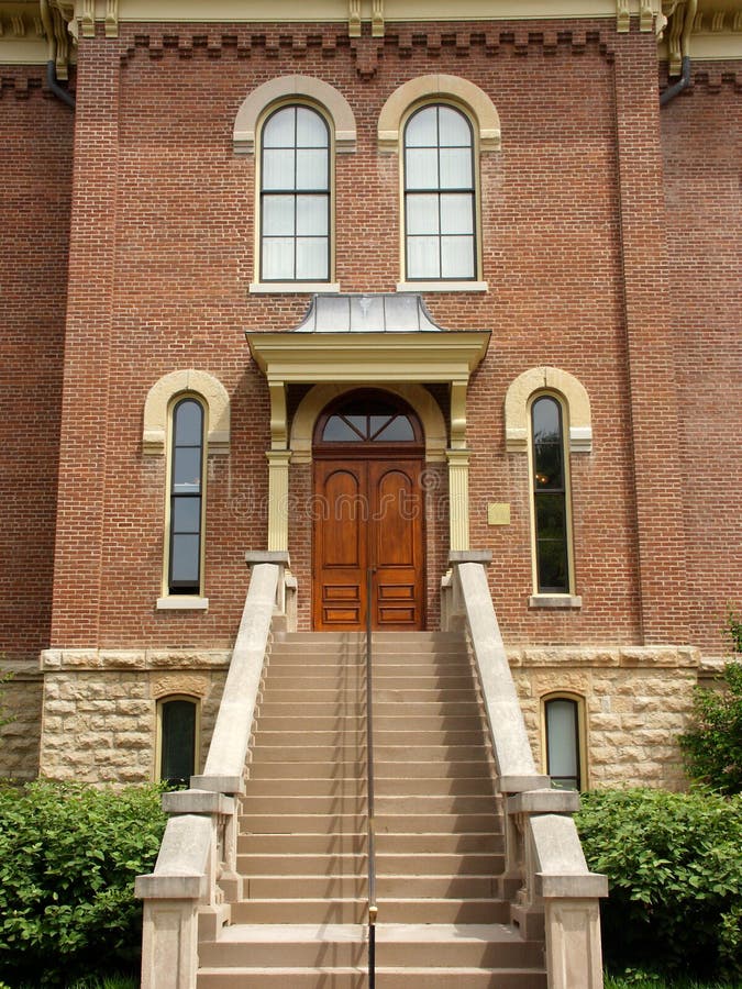 Front entrance stock photo. Image of front, steps, staircase - 136442