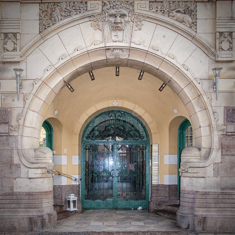 Grand Entrance stock image. Image of exit, door, doorway - 50745751