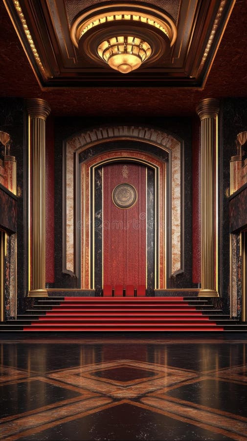 Grand Entrance To a Luxurious Palace Stock Photo - Image of design ...