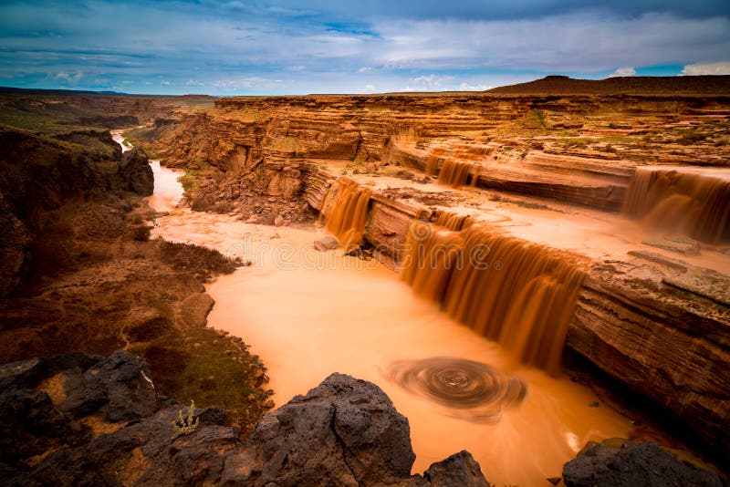 Grand Falls stock image. Image of grand, vista, cascade - 100354861