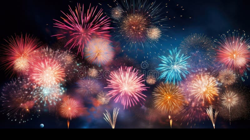 The Grand Finale of Any Carnival is the Fireworks Display, Stock Image ...