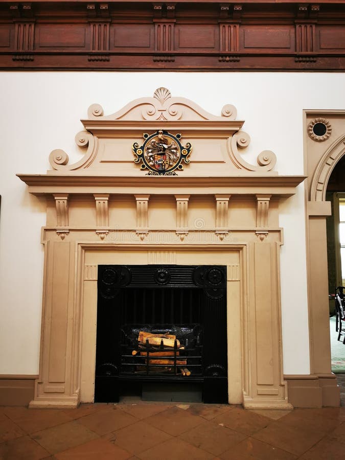 Grand Fireplace in the Great Hall, Wollaton Hall Editorial Photography ...
