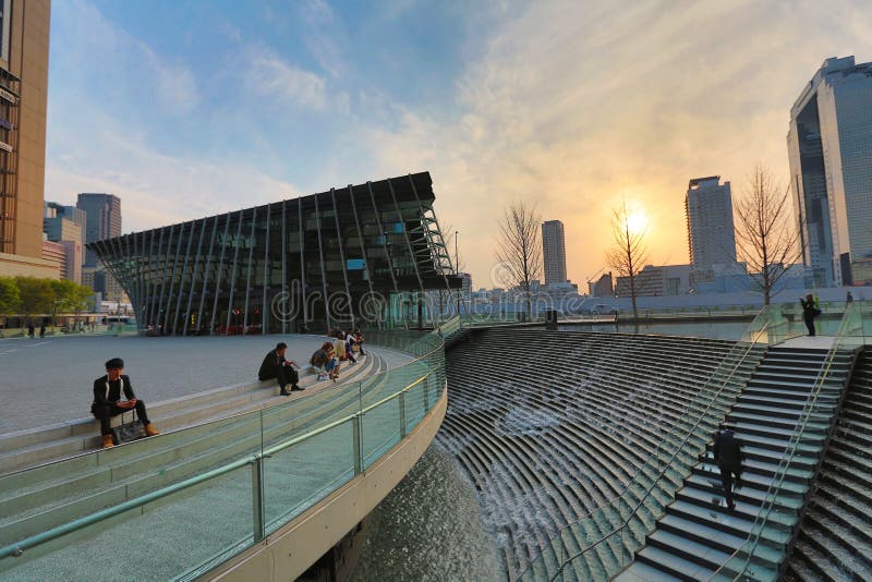 The Grand Front Osaka Building. Editorial Image - Image of japan, urban ...