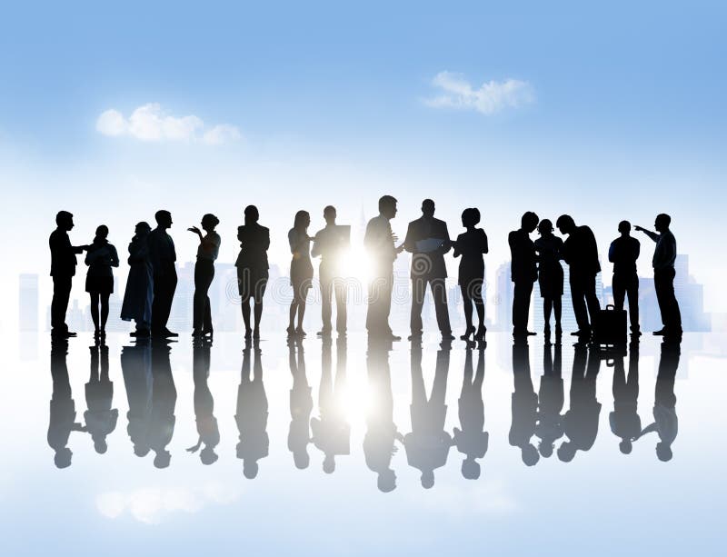 Gens D'affaires Rencontrant Dehors Team Teamwork Support Concept ...