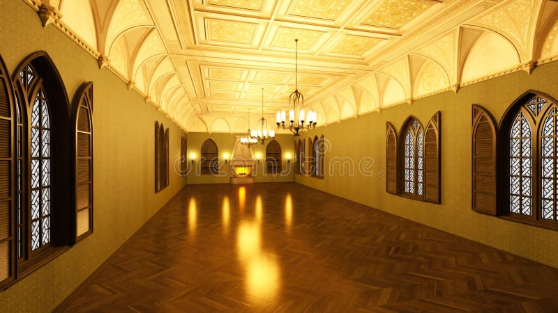Grand hall stock photo. Image of western, style, grand - 66231034
