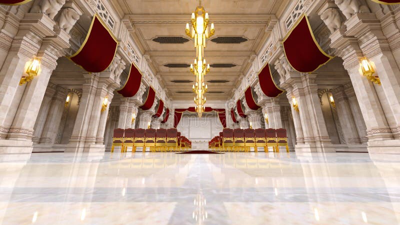 Grand hall stock image. Image of luxurious, western, stage - 85394253