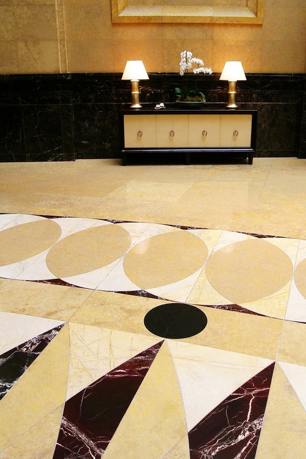 Grand Hall with Marble Flooring Stock Photo - Image of expensive ...