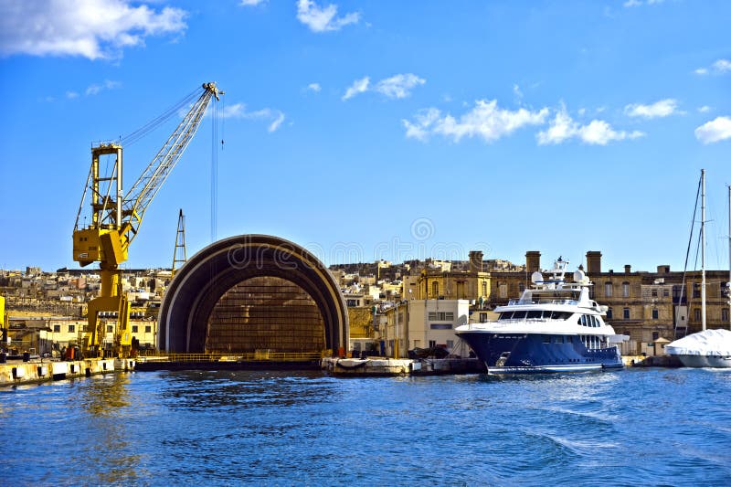 Grand Harbor editorial stock image. Image of nautical - 26678814