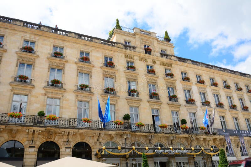 Grand Hilton, Bordeaux, France Editorial Stock Image - Image of culture ...