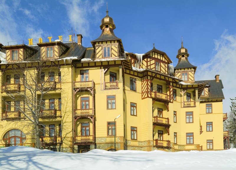 Grand Hotel in Slovakia stock photo. Image of renovate - 4971366