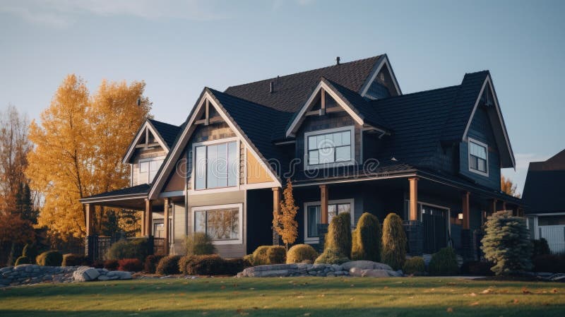 A Grand House with Numerous Windows, Perfect for Real Estate or ...