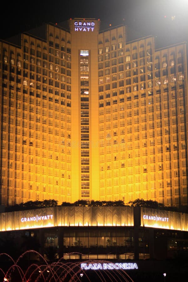 Grand Hyatt building. editorial stock photo. Image of facade - 222016968