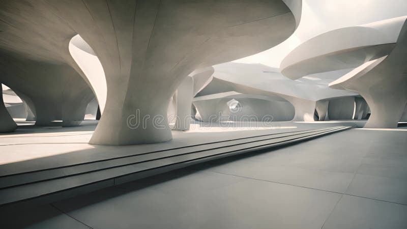 Grand and Imposing Building Featuring Multitude of Columns. Perfect for ...