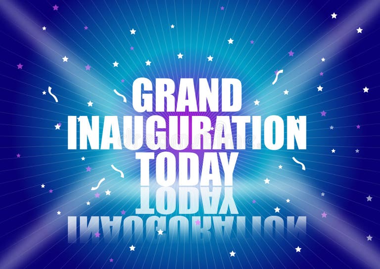 Grand inauguration stock vector. Illustration of wholesale - 11870823