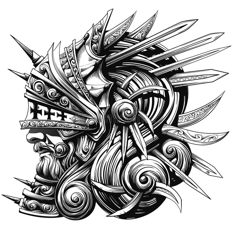 Grand knight stock illustration. Illustration of armor - 79119689