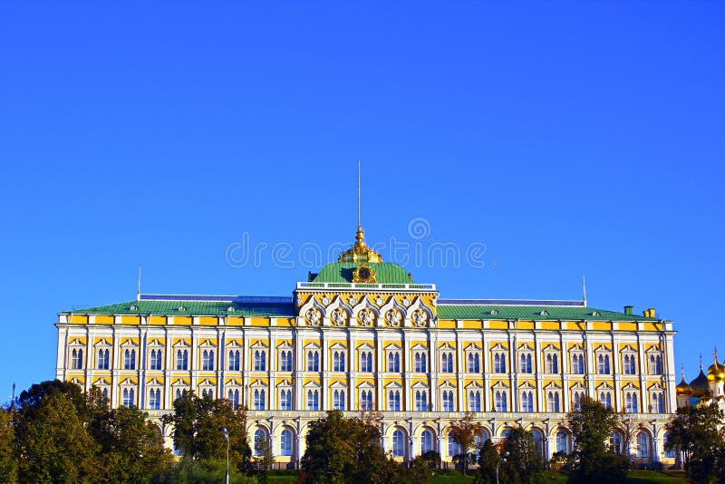 Grand Kremlin Palace of Moscow Kremlin Stock Image - Image of moscow ...