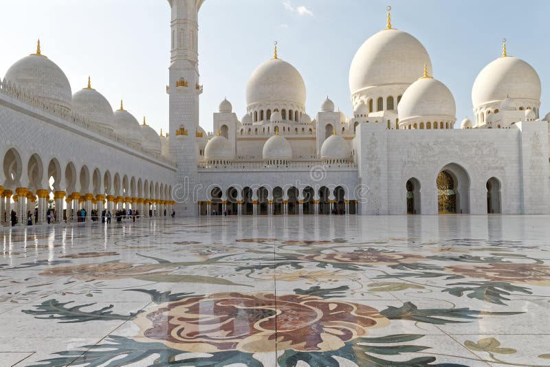 Mosque courtyard stock image. Image of mosque, architecture - 110801935