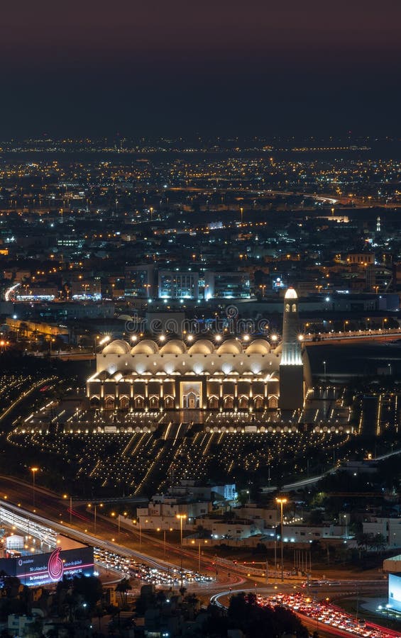 Doha Mosque editorial photo. Image of exterior, arabic - 228557556