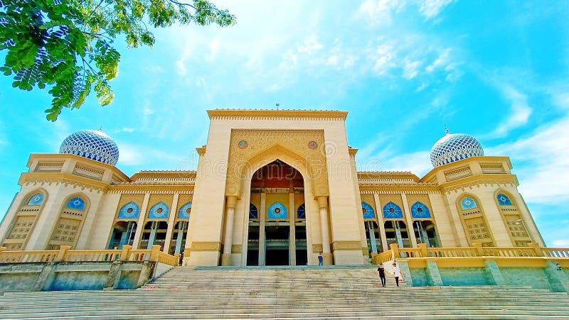 Grand Mosque Islamic Center Stock Image - Image of building, mosque ...