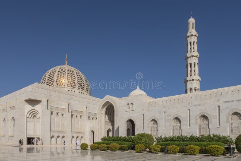 The Grand Mosque in Muscat in Oman Stock Image - Image of muscat ...