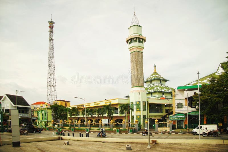 The Grand Mosque of Semarang, Central Java Editorial Image - Image of ...