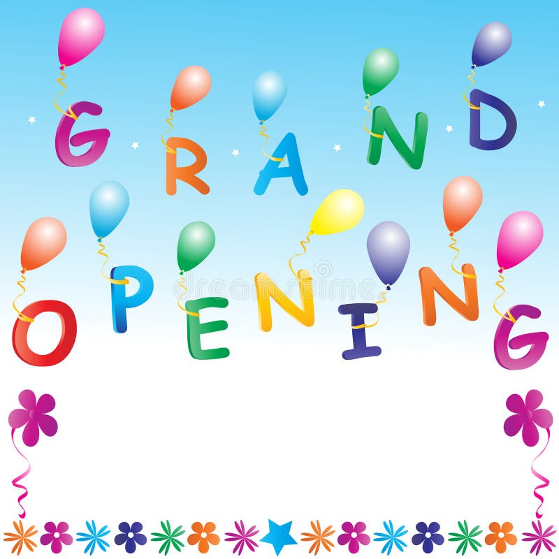 Grand Opening/Ribbon Cutting/e Stock Vector - Illustration of ...
