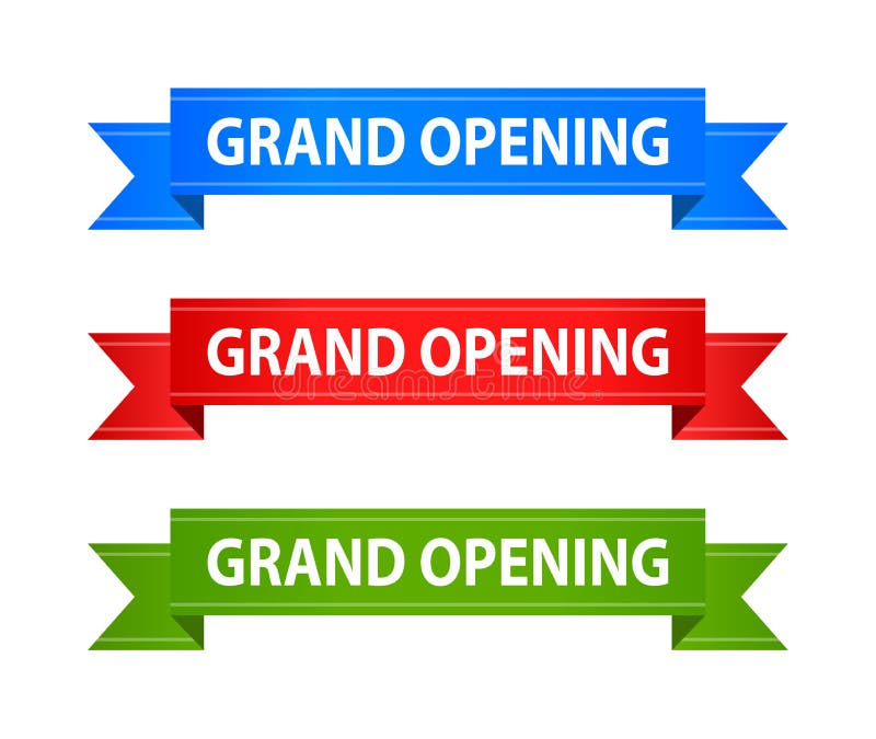 Grand Opening Today Stock Illustrations – 1,263 Grand Opening Today ...