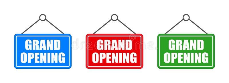 Opening Soon Notice Board Stock Illustrations – 60 Opening Soon Notice ...