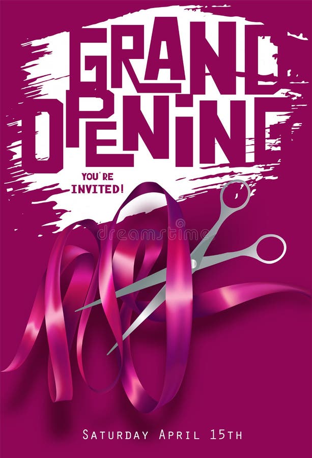 Grand Opening Background Stock Illustrations – 12,880 Grand Opening ...