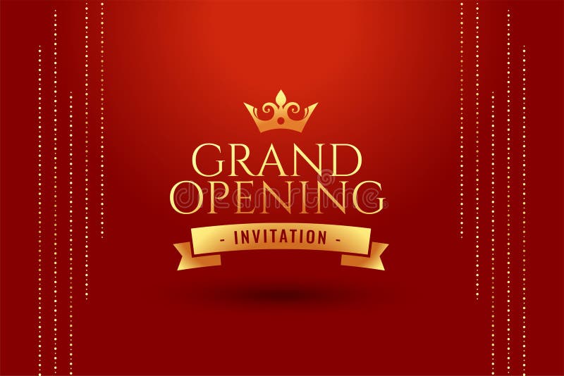 Grand Opening Inauguration Event Background for Business Presentation ...