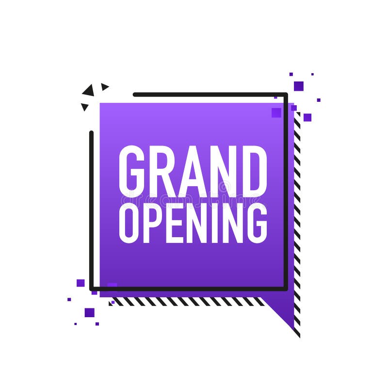Purple Grand Opening Invitation Stock Illustrations – 62 Purple Grand ...