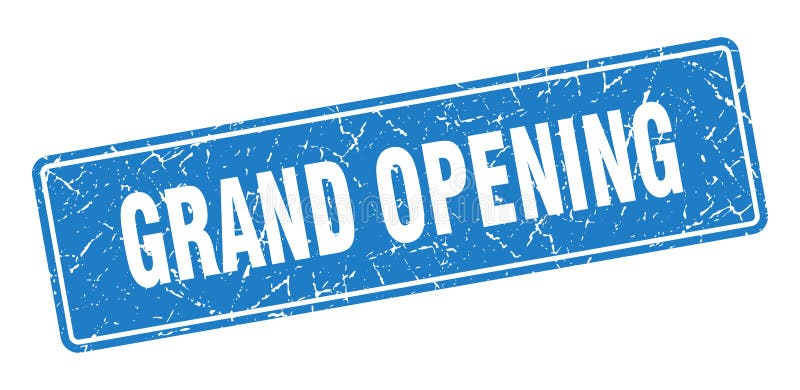 Grand Opening Sign. Grand Opening Grunge Stamp Stock Vector ...