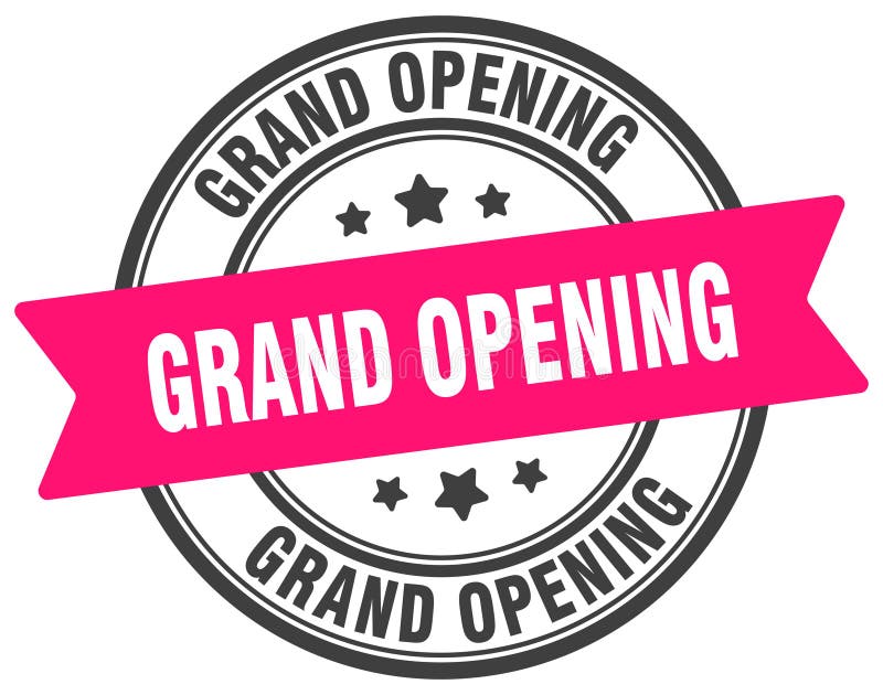 Grand Opening Transparent Background Stock Illustrations – 624 Grand ...