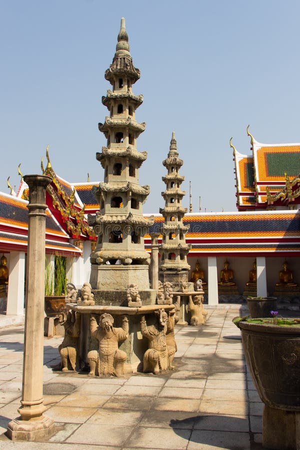 Grand Palace Inside Bangkok Stock Image - Image of southeast, golden ...