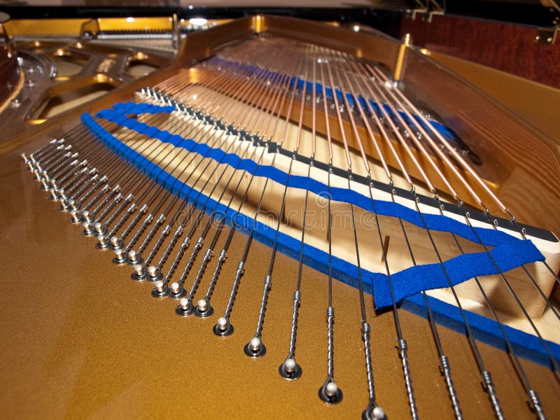 Inside of Grand Piano stock image. Image of close, acoustic - 1612999
