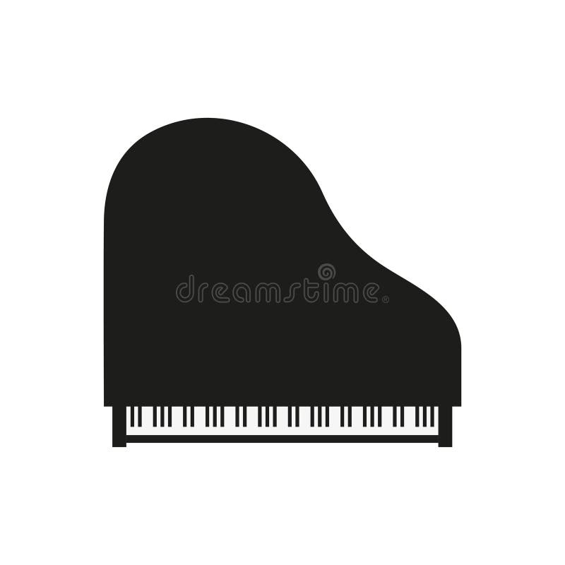 Grand Piano Top View Stock Illustrations – 644 Grand Piano Top View ...