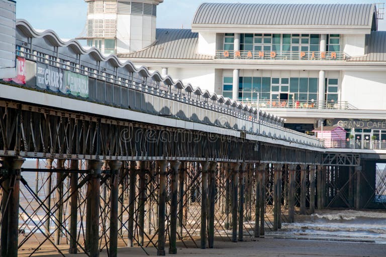 Grand Pier Weston Super Mare. the Structure of the Pier Supporting the ...
