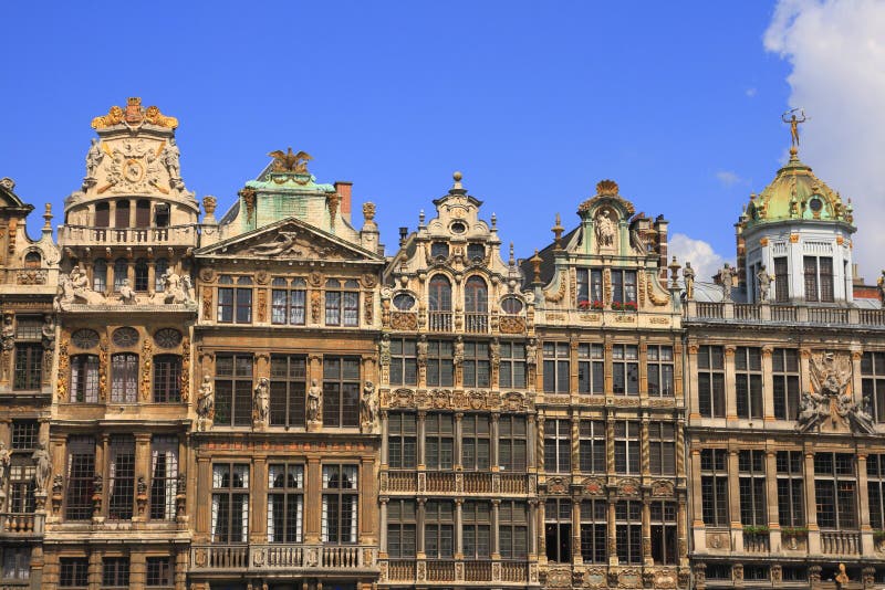 La Grand-Place in Brussels stock photo. Image of belgium - 817538